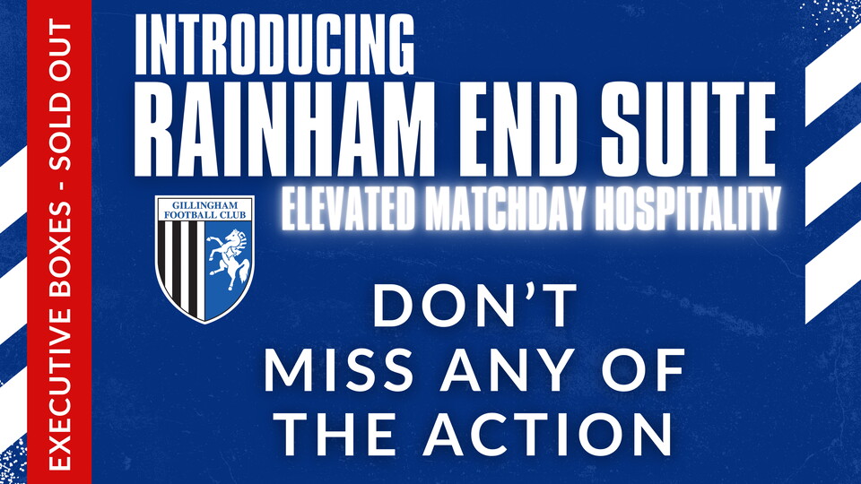 EXCLUSIVE Rainham End Suite | Gillingham F.C.