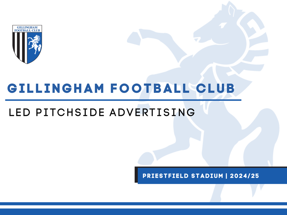 LED Pitchside Advertising | Gillingham F.C.